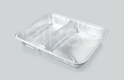 Buy Aluminium Food Tray 2 Compartment in Bengaluru | Pirsq.com